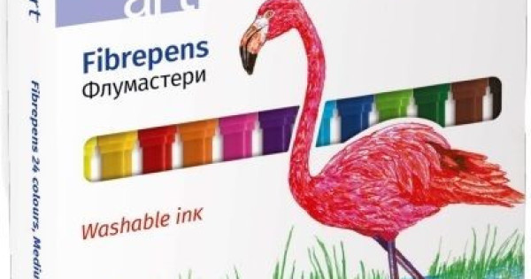 Флумастери Spree Art - 24 цвята, връх M | Booktrading.bg