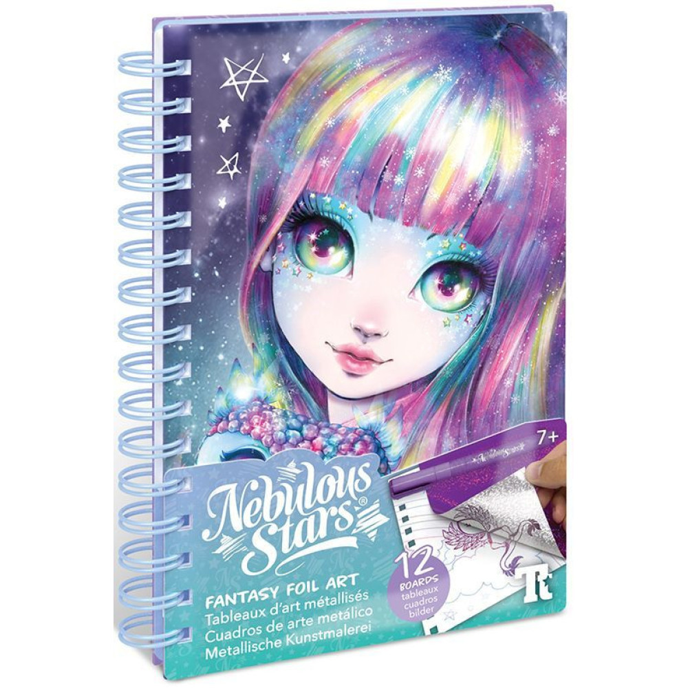 Kнижка за рисуване с фолио Nebulous Stars - Изадора | Booktrading.bg