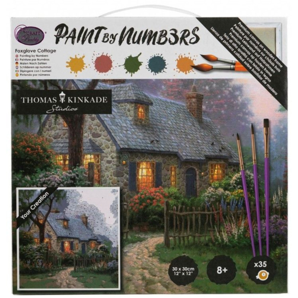 Комплект рисуване по номера Craft Buddy - Вила | Booktrading.bg