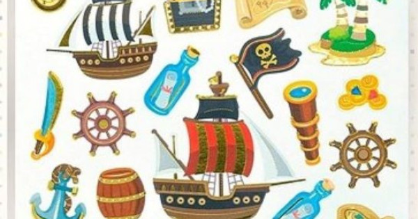Стикери Folia - Пирати, 45 броя | Booktrading.bg